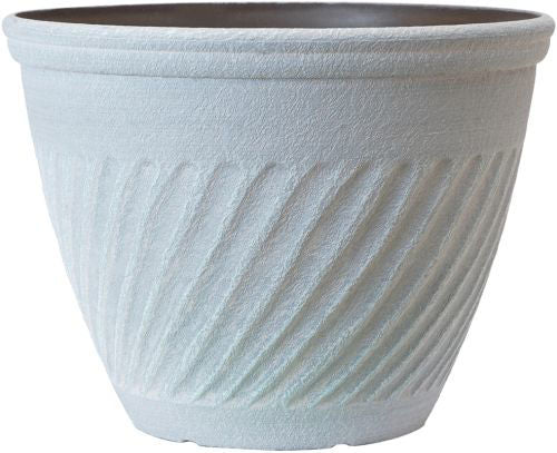 Bali Planter 12inch - Antique Beige — Artificial Floral Supplies
