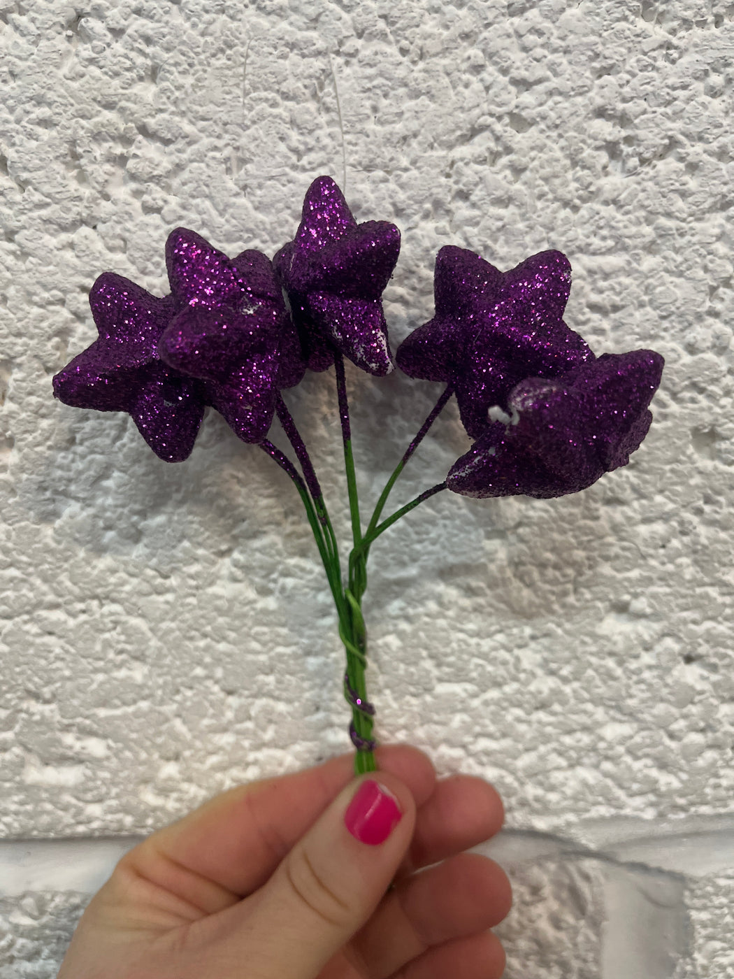 Reduced purple star pick — Artificial Floral Supplies