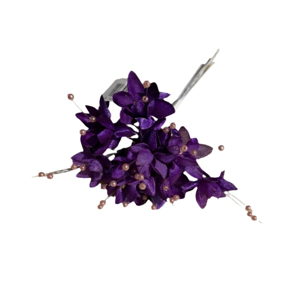 Babies Breath Spray Violet 12 Stems — Artificial Floral Supplies