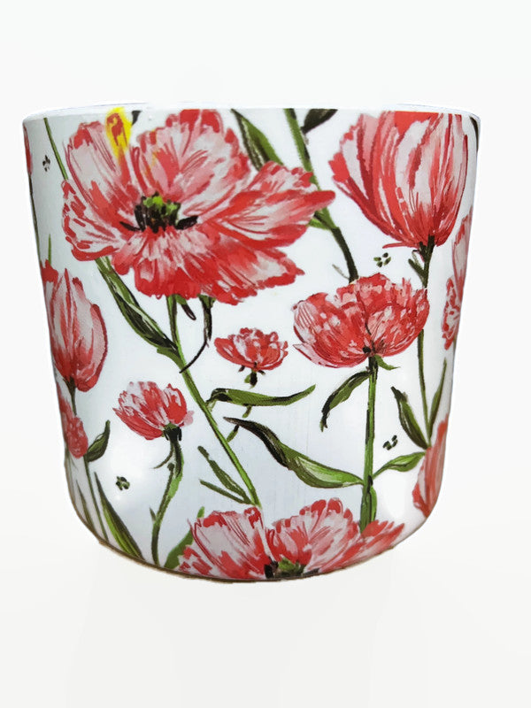 Ceramic Poppy Pot x Height 10.5cm — Artificial Floral Supplies