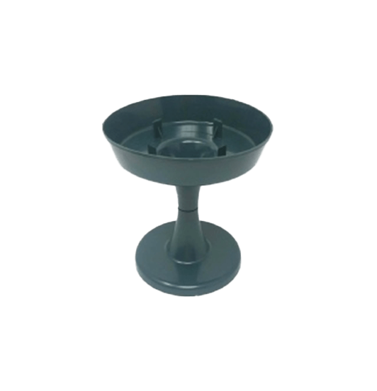 Florist Green Plastic Compote Bowl - Pack of 5 — Artificial Floral Supplies