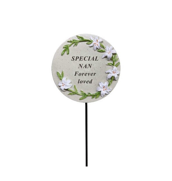 Lily Memorial Stick - Nan — Artificial Floral Supplies