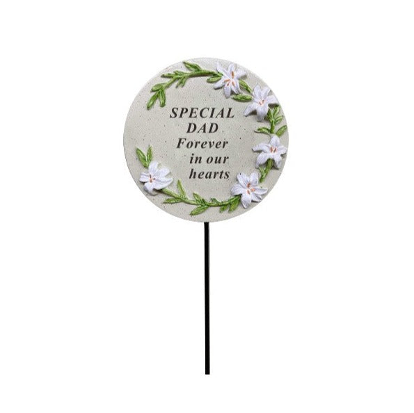 Lily Memorial Stick - Dad — Artificial Floral Supplies