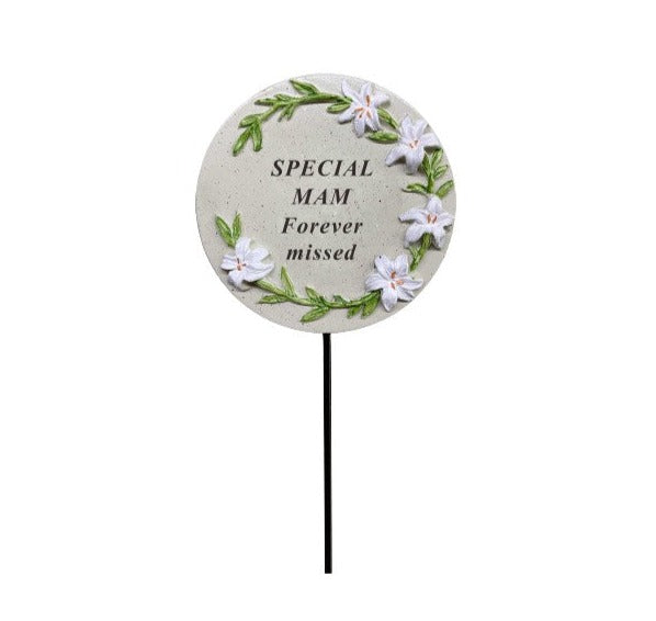 Lily Memorial Stick - Mam — Artificial Floral Supplies