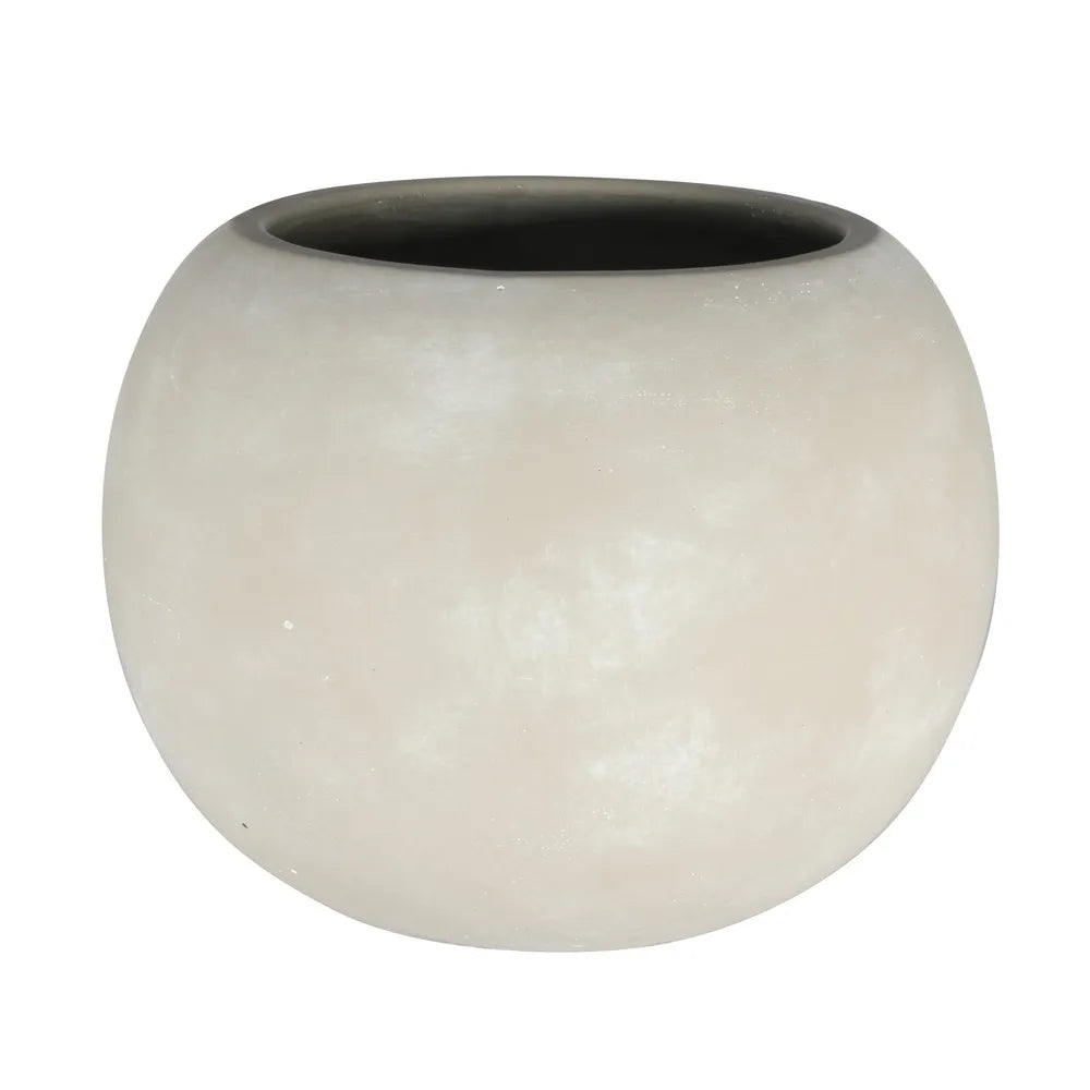 Cement Globe Large H19.5cm x D25.5cm — Artificial Floral Supplies