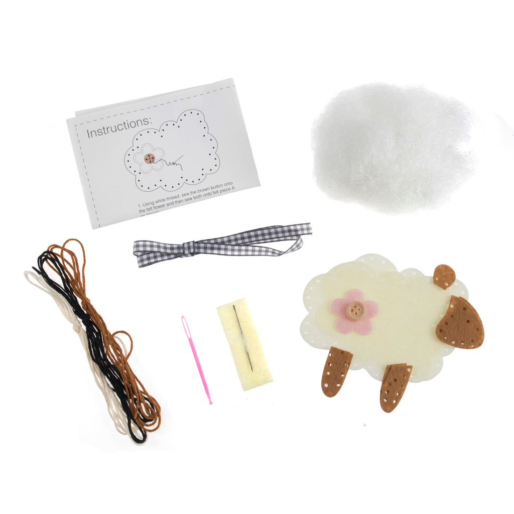 Make Your Own Felt Sheep Kit — Artificial Floral Supplies