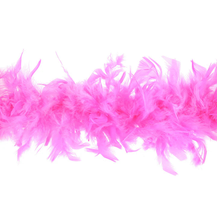 Marabou Feather Boa Trim x 1.8m - Cerise Pink — Artificial Floral Supplies