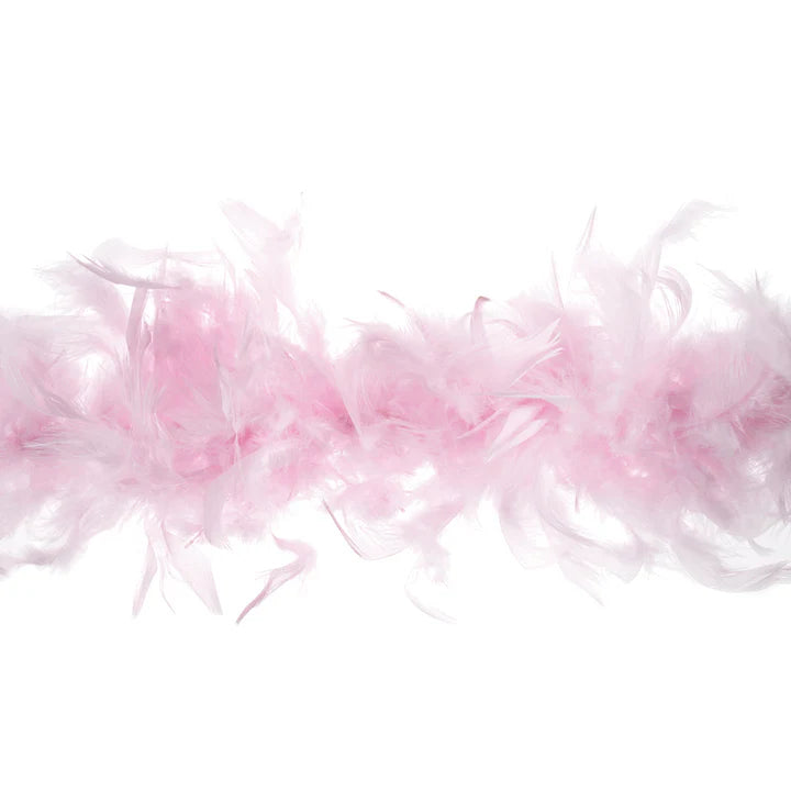 Marabou Feather Boa Trim x 1.8m - Baby Pink — Artificial Floral Supplies