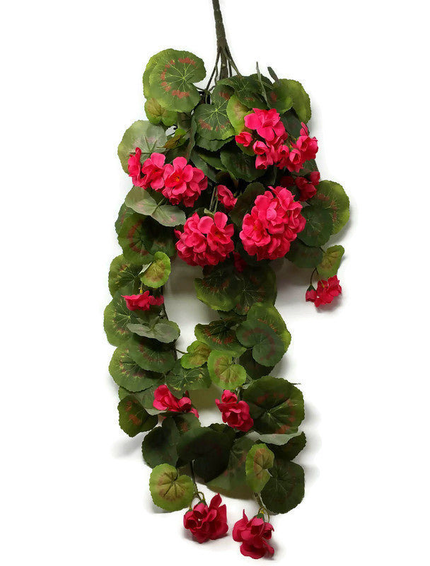 Trailing Geranium x 75cm - Deep Pink — Artificial Floral Supplies