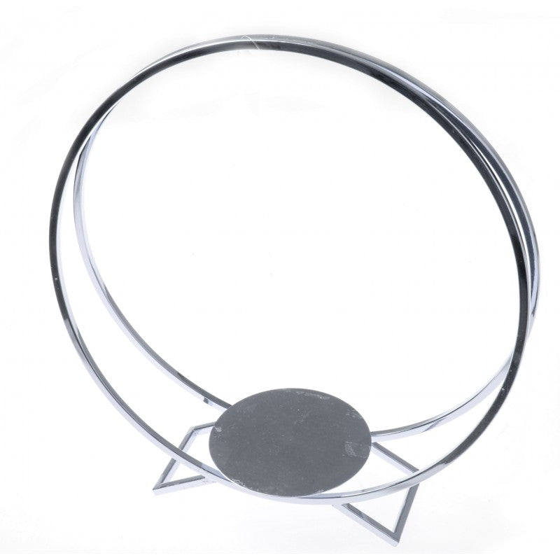 Large Cake Display Hoop Zenith Table Centre - Silver (70cm diameter ...