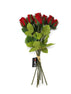 7 Head Red Rose Bud Bundle x 37cm — Artificial Floral Supplies